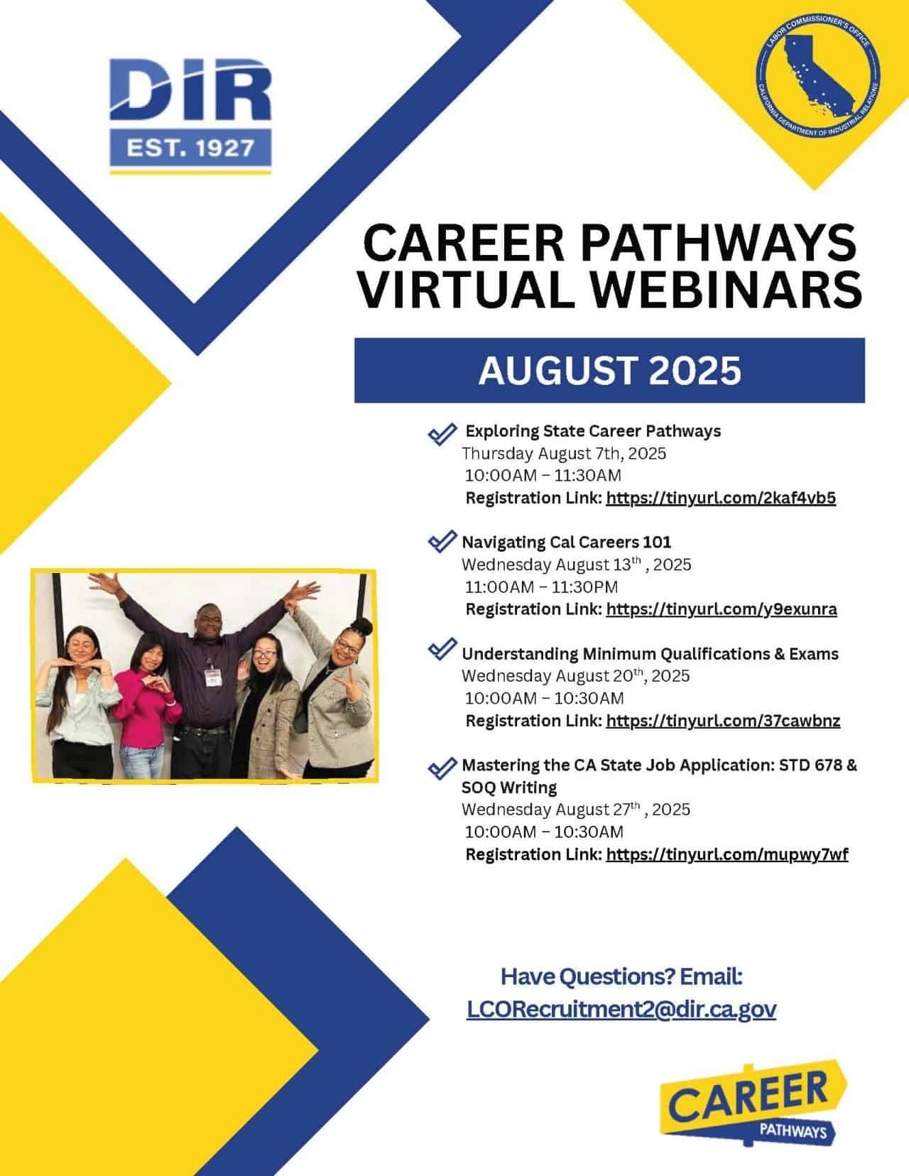 State Job Application: Minimum Qualifications & Exams - Golden Sierra ...